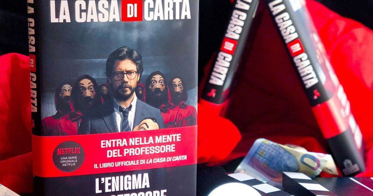 La Casa di Carta: arriva il libro interattivo sul Professore | RDS 100% ...