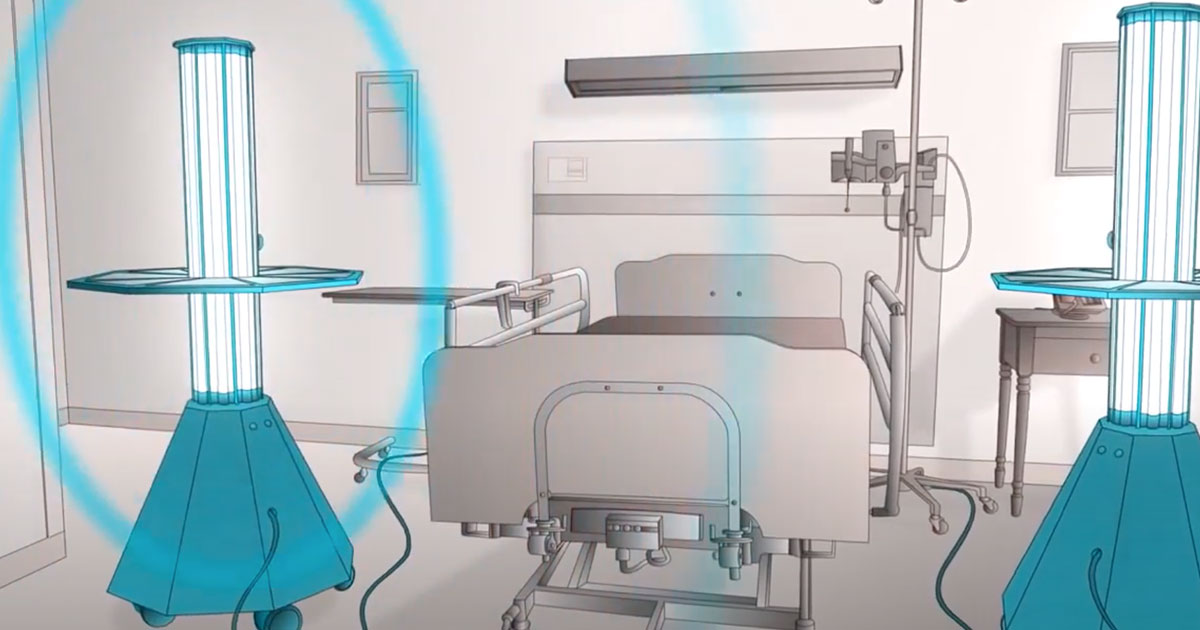 Coronavirus: una macchina a raggi UV disinfetta i reparti di Covid-19 ...