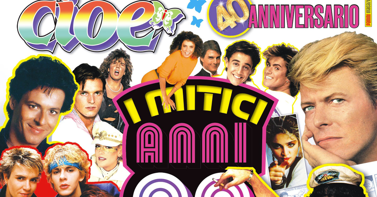 Cioè compie 40 anni e pubblica un numero speciale | RDS 100% Grandi ...