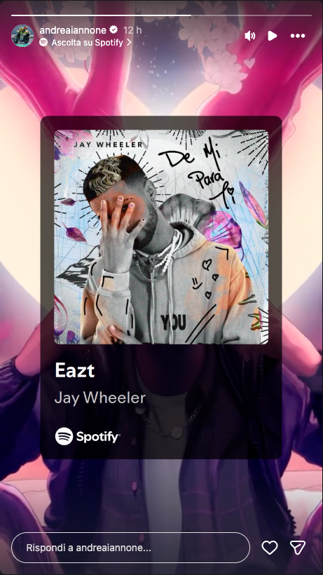 La presunta dedica romantica di Andrea Iannone per Rocío Muñoz Morales ...